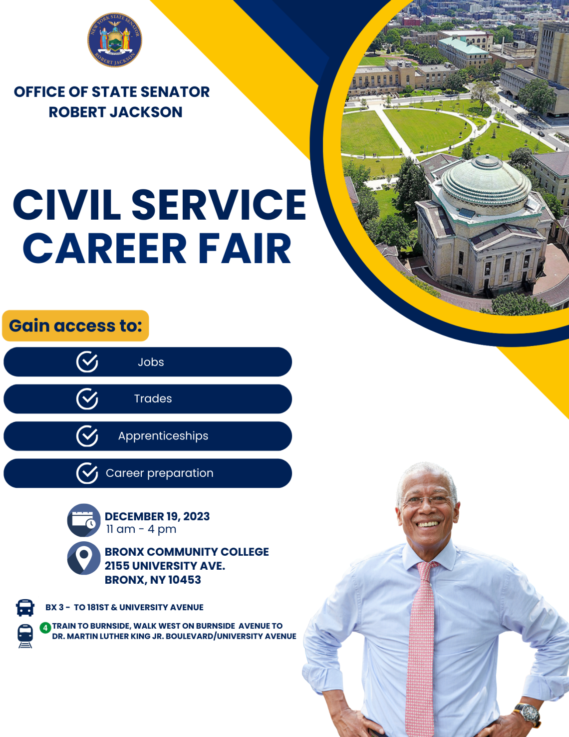 December a month to Reflect, Civil Service Career Fair in District 31 ...
